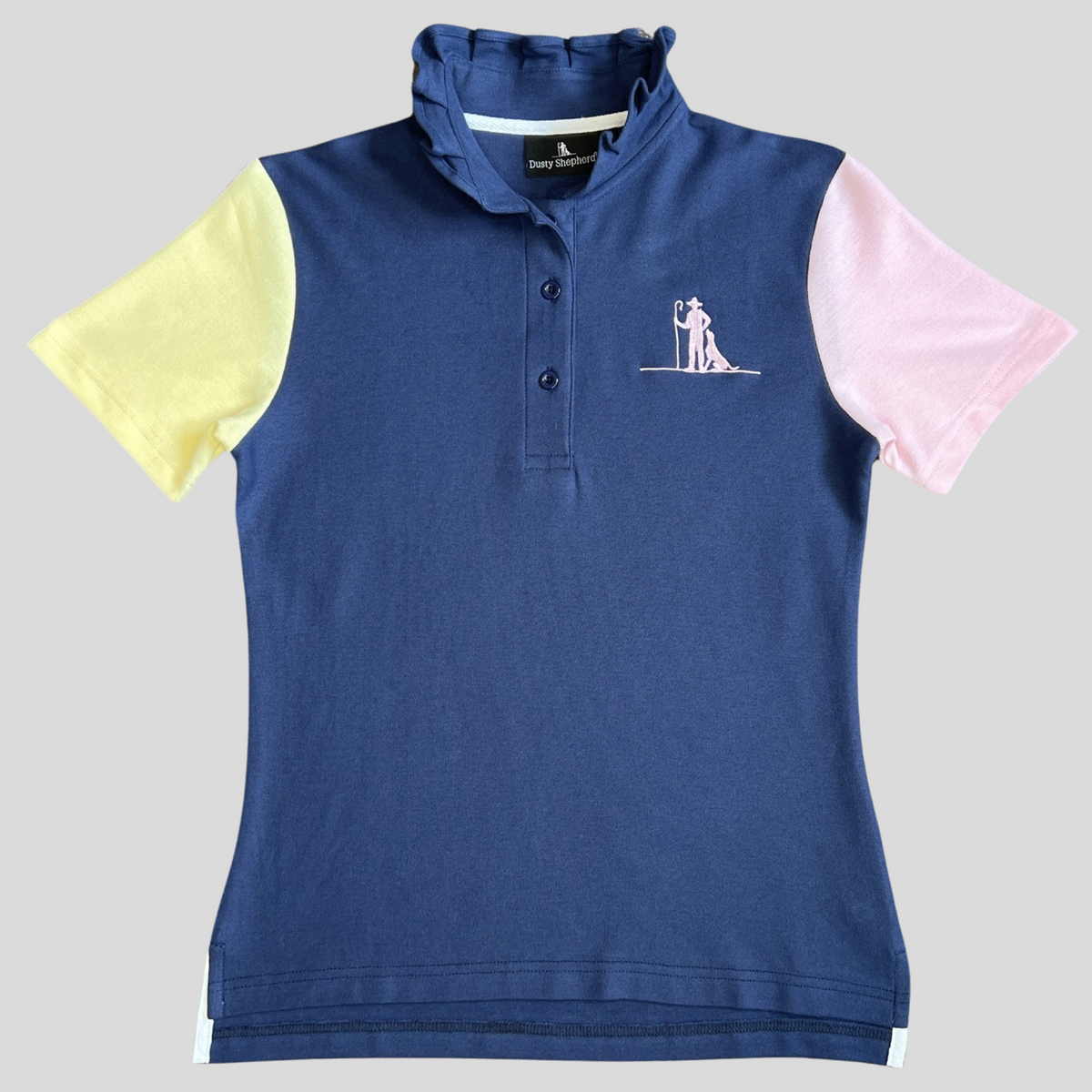 Daisy Ruffle Collar Polo S/S Shirt - Women's – Dusty Shepherd Clothing